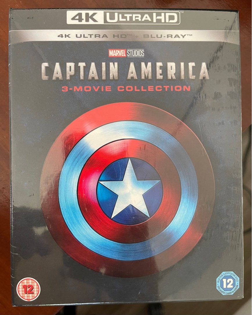 Captain America Trilogy 4K Bluray, TV & Home Appliances, TV ...