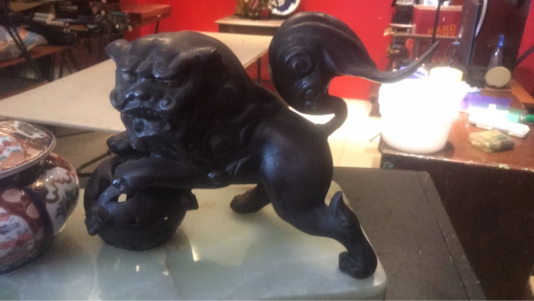 Cast iron Foo dog, Hobbies & Toys, Memorabilia & Collectibles, Vintage ...