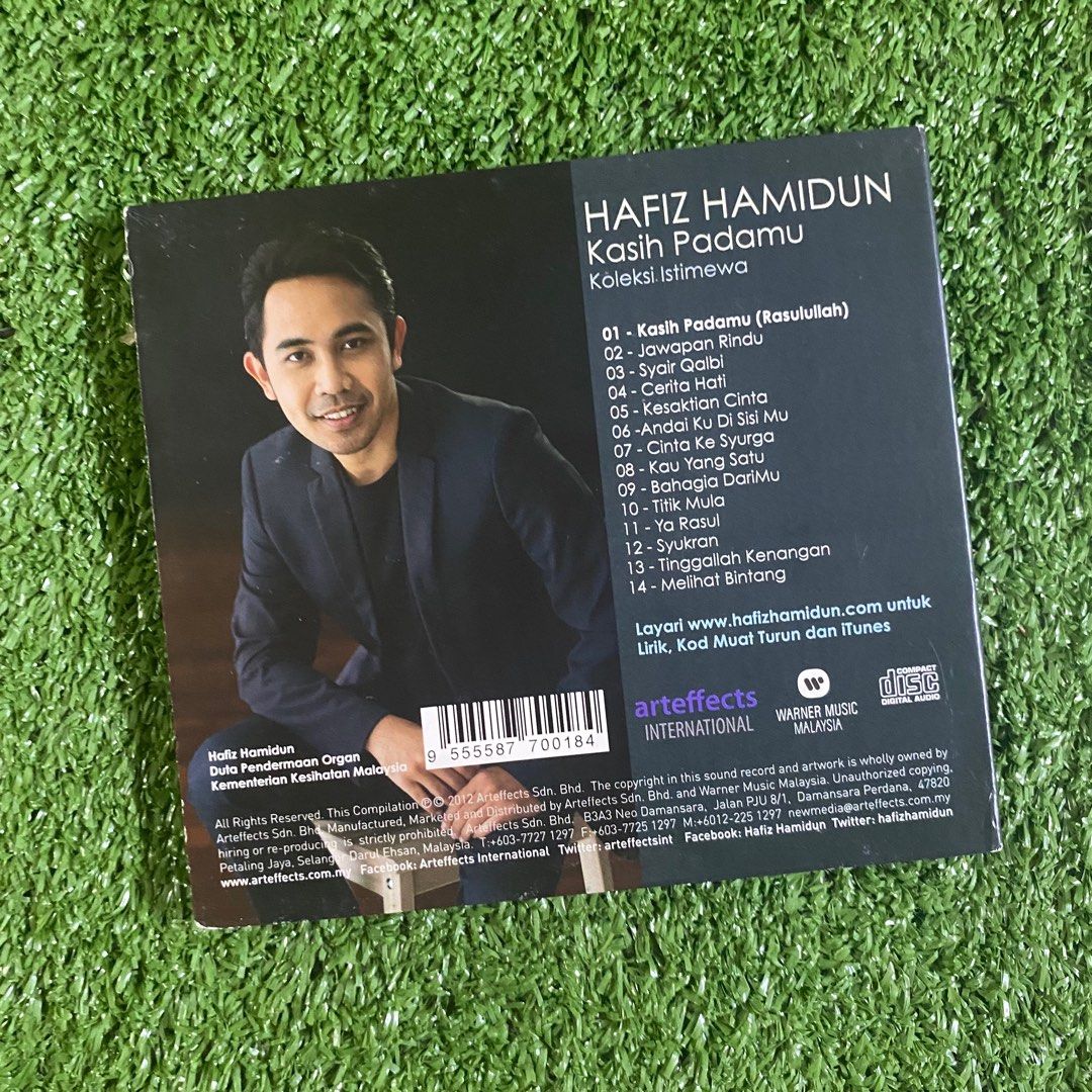 CD HAFIZ HAMIDUN kasih padamu, Hobbies & Toys, Music & Media, CDs ...