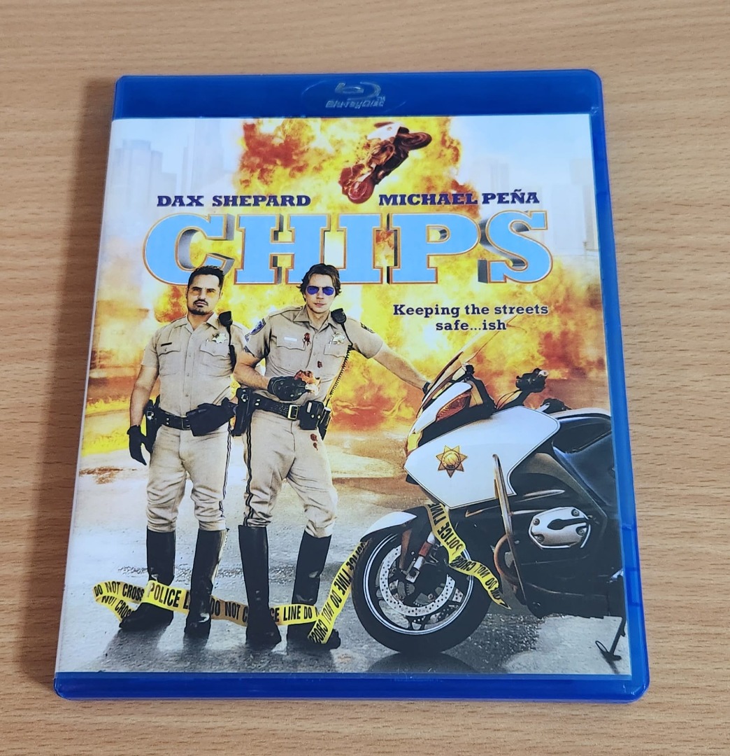 CHIPS Blu-Ray (M18), Hobbies & Toys, Music & Media, CDs & DVDs on Carousell