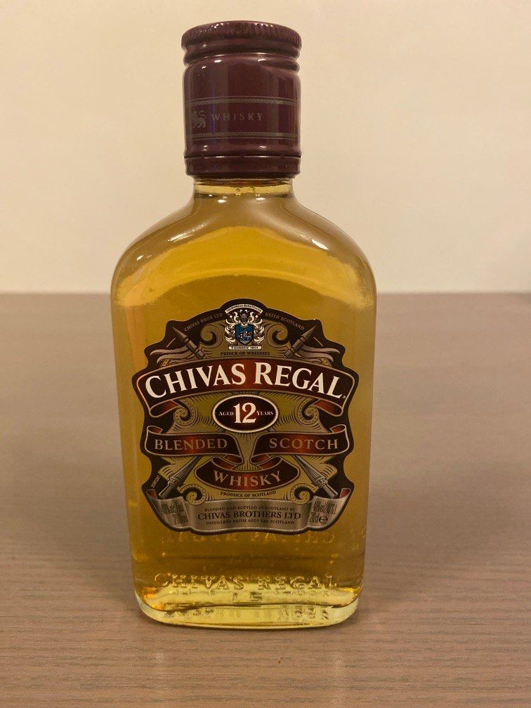 Chivas Regal 12 Years 200ml 20cl, Food & Drinks, Alcoholic Beverages on Carousell