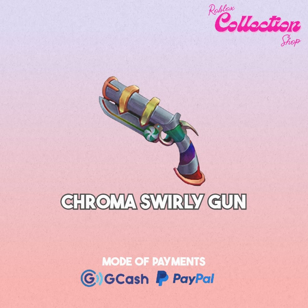 Chroma Swirly Gun | Murder Mystery 2 | MM2 | Roblox on Carousell