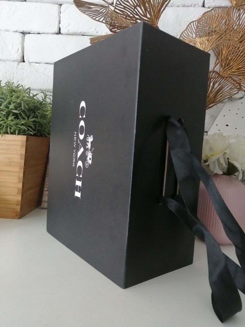 Coach box, Luxury, Accessories on Carousell
