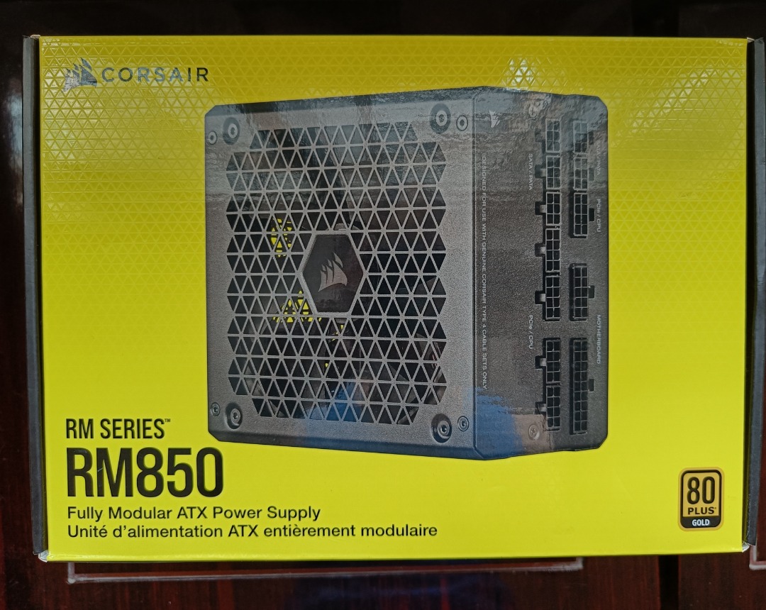 Corsair RM850 80 PLUS Gold Fully Modular ATX PSU, Computers & Tech ...