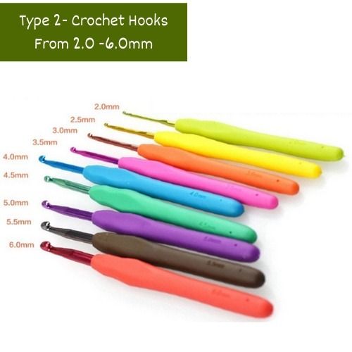 Crochet Set Extra-Long Crocheting Needles, Hobbies & Toys, Stationery & Craft, Craft Supplies ...