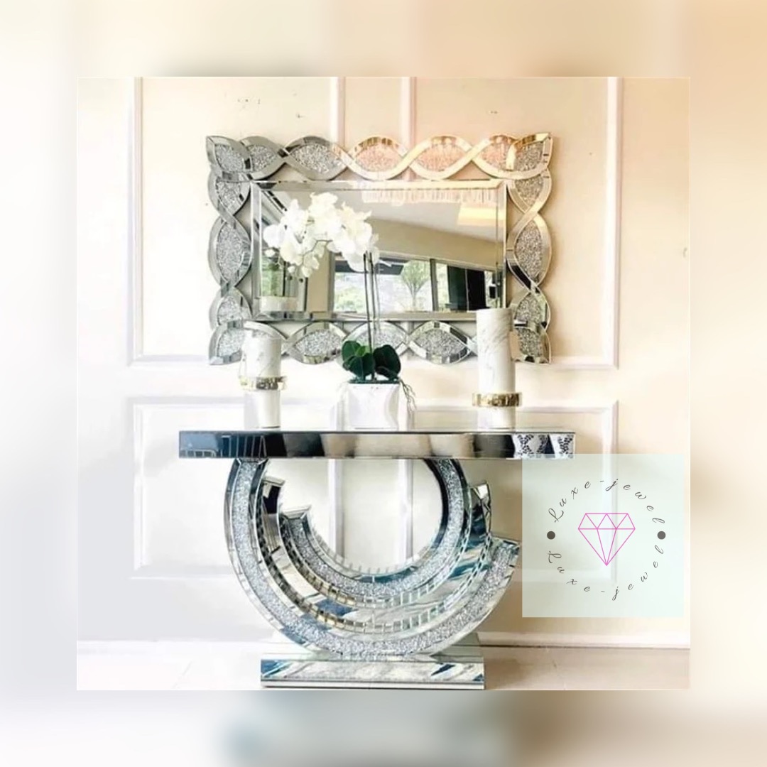 Crushed Diamond side table, Furniture & Home Living, Home Decor, Other ...