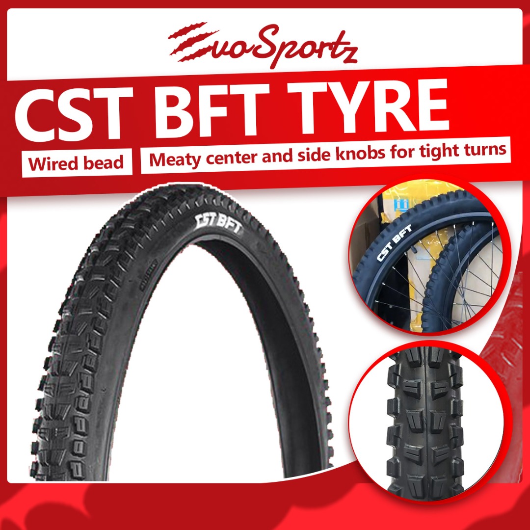 CST BFT Tyre | MTB Bike Big Fat Tire | Bicycle Tyres, Sports Equipment ...