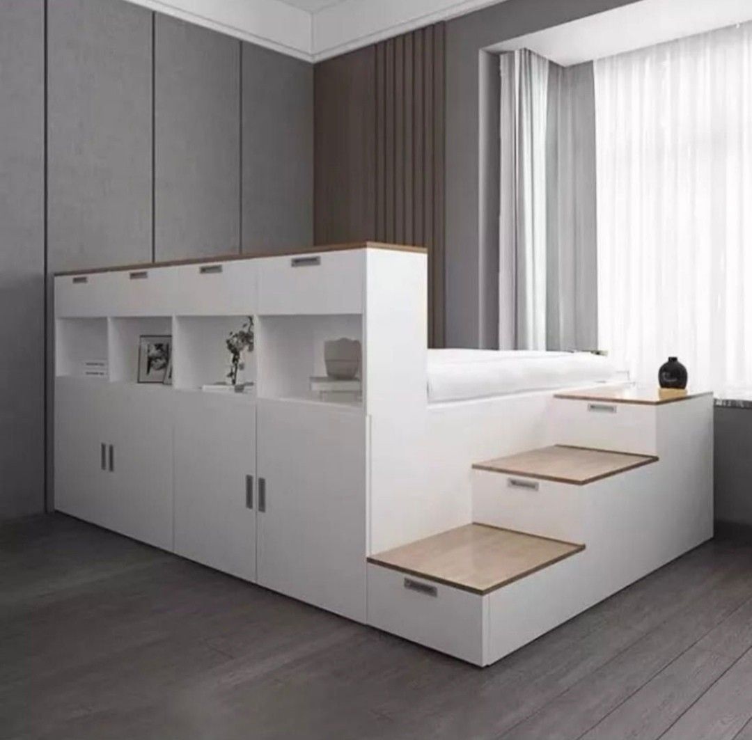 Custom storage bed/combination bed, Furniture & Home Living, Furniture ...