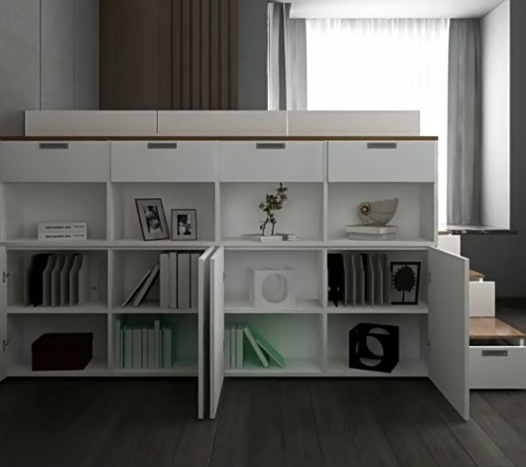 Custom storage bed/combination bed, Furniture & Home Living, Furniture ...