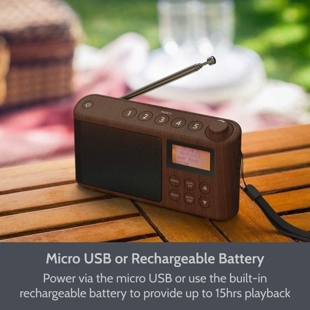 DAB/DAB+ & FM Radio, Mains and Battery Powered Portable DAB Radios ...