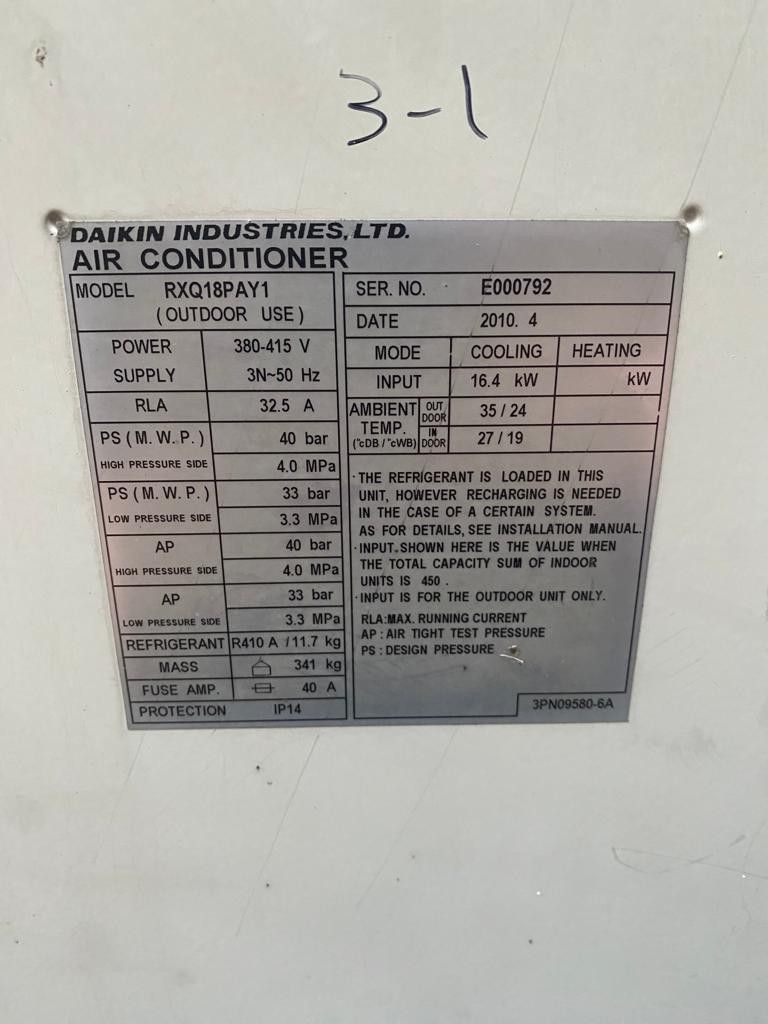 Daikin VRV 3 - 12HP/18HP Compressor Inverter, TV & Home Appliances, Air ...