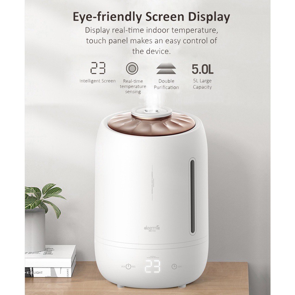 Deerma Humidifier F600 Ultrasonic - 5L, TV & Home Appliances, Air ...