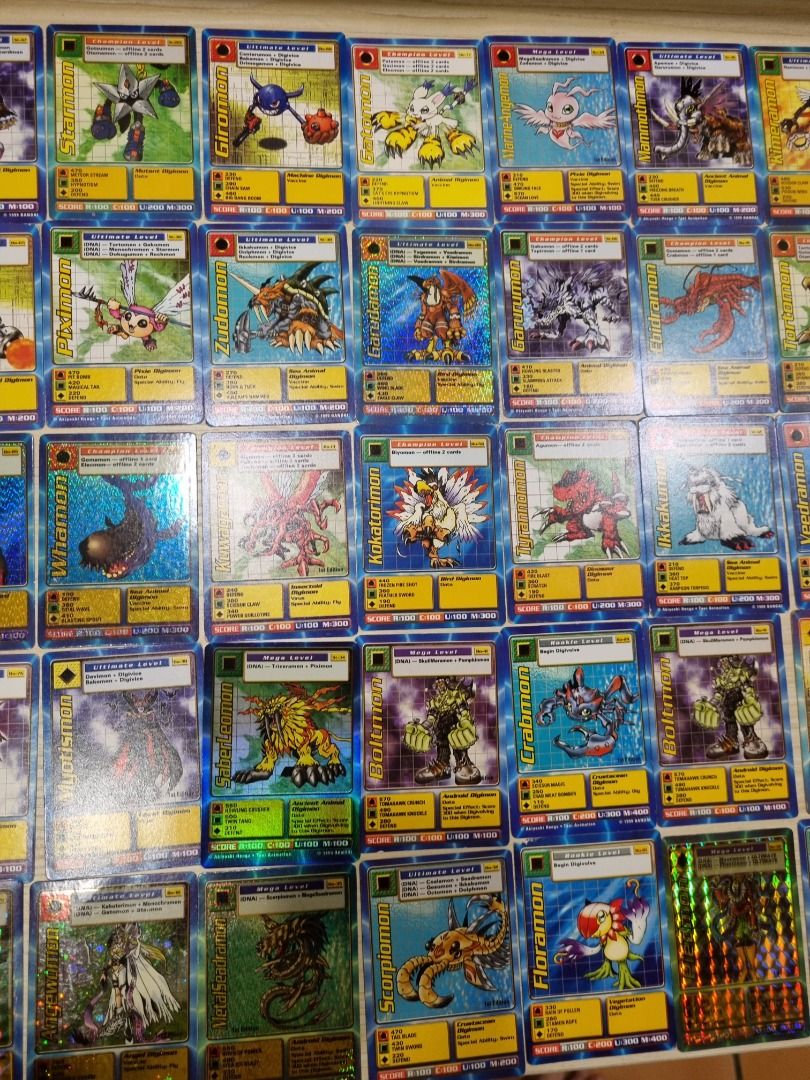 Digimon cards - Authentic from first series, Hobbies & Toys, Toys ...