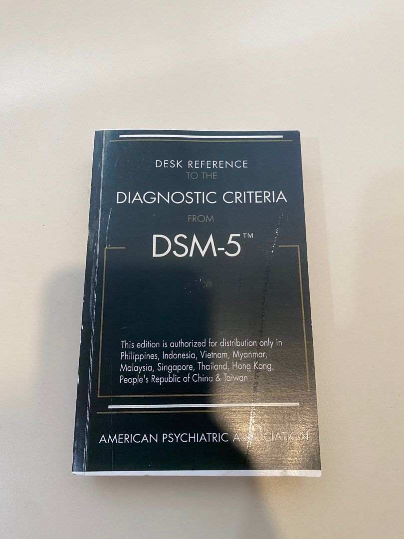DSM 5 Photocopy Version (From Kamal Bookstore), Hobbies & Toys, Books ...