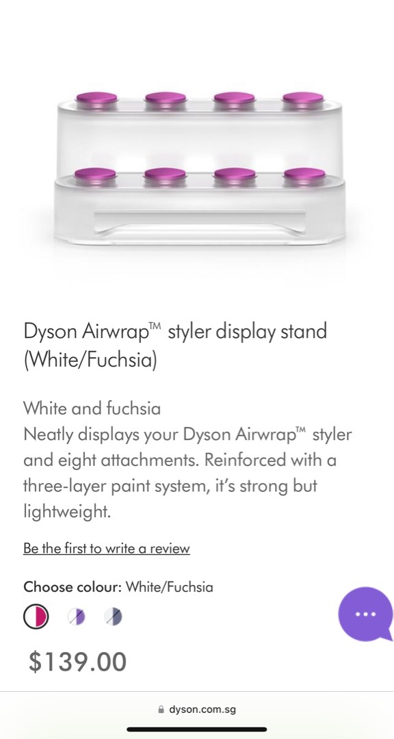 Dyson Airwrap Display Stand, Women's Fashion, Watches & Accessories ...