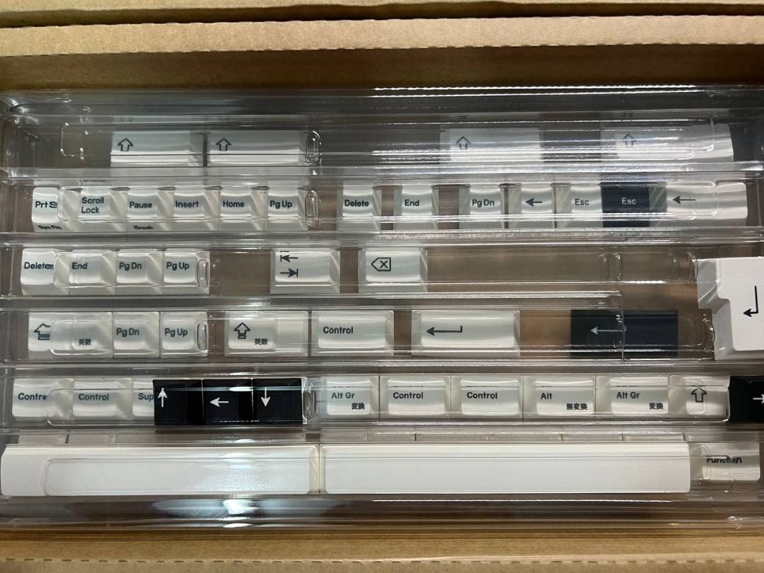 Epbt x Gok Kuro Shiro Keycaps - Base kit + icon mod, 電腦＆科技, 電腦周邊及配件, 電腦 ...