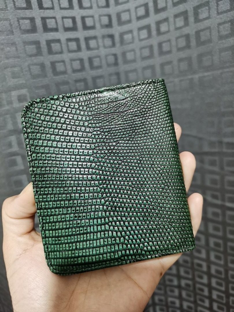 exotic leather lizard skin wallet on Carousell