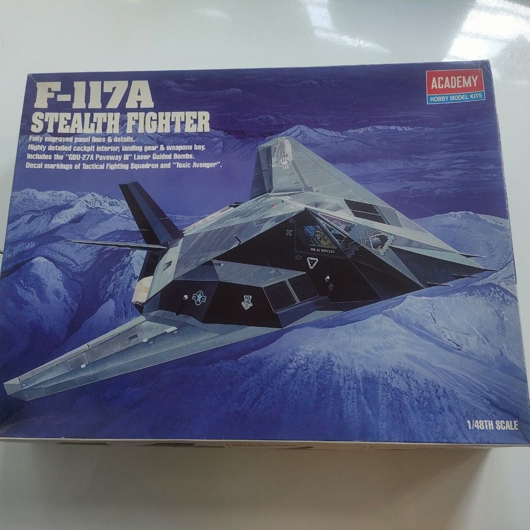 F117A stealth fighter model kit, Hobbies & Toys, Toys & Games on Carousell