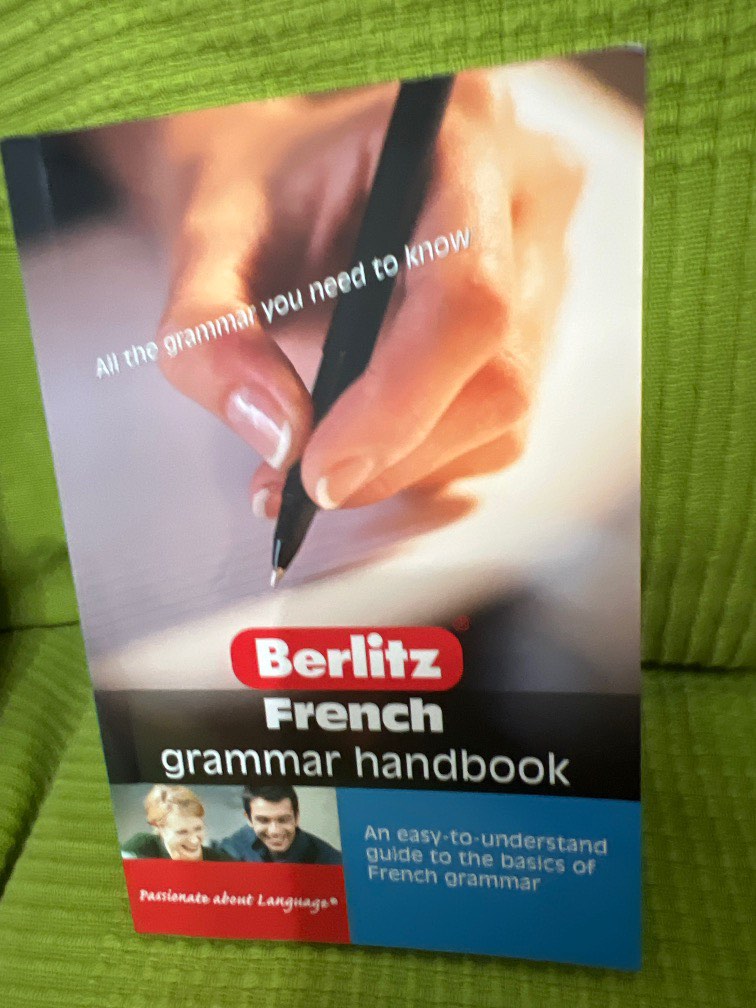 French Grammar Book, Hobbies & Toys, Books & Magazines, Travel ...