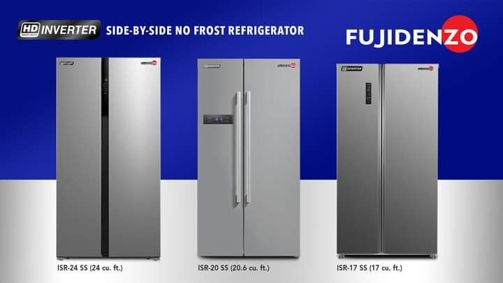 FUJIDENZO REFRIGERATOR INVERTER AND NO FROST (SIDE BY SIDE AND MULTI ...