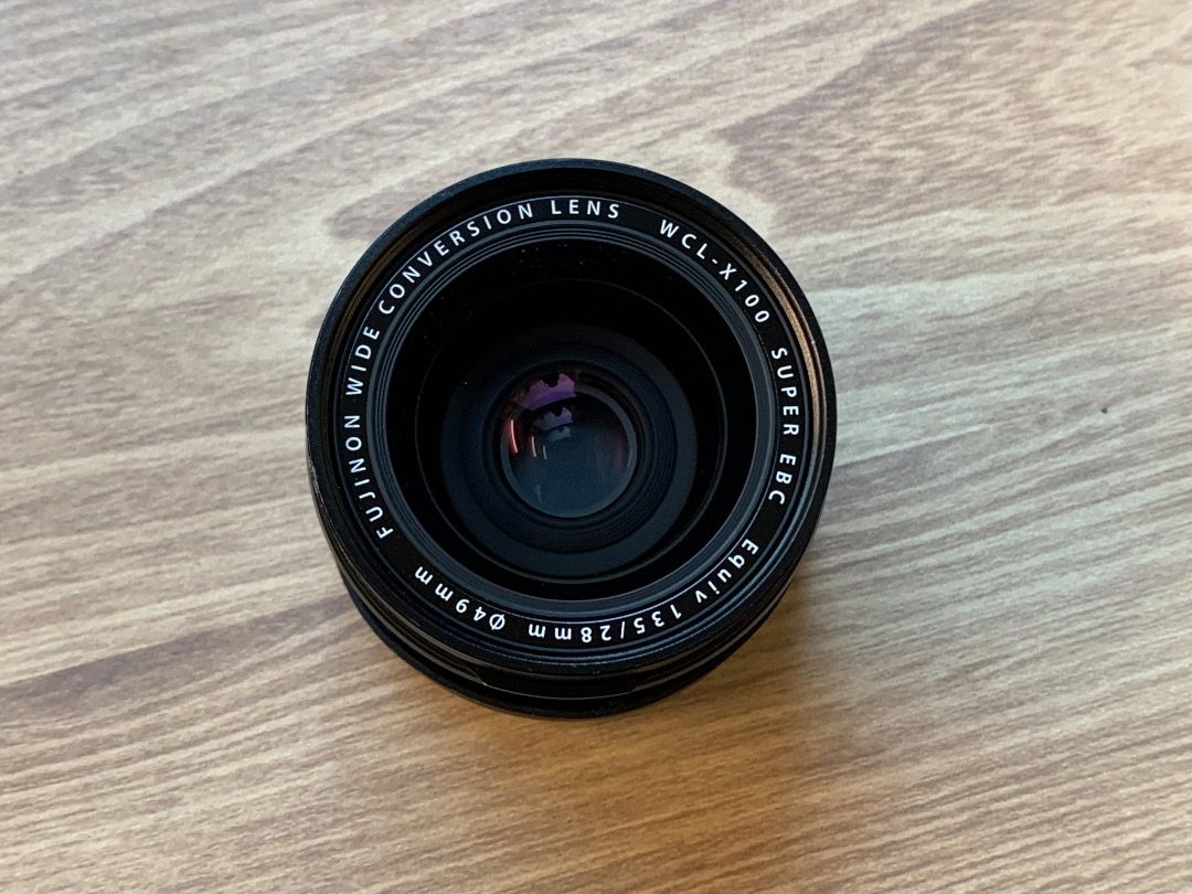 Fujifilm WCL-X100 wide angle converter, Photography, Lens & Kits on Carousell
