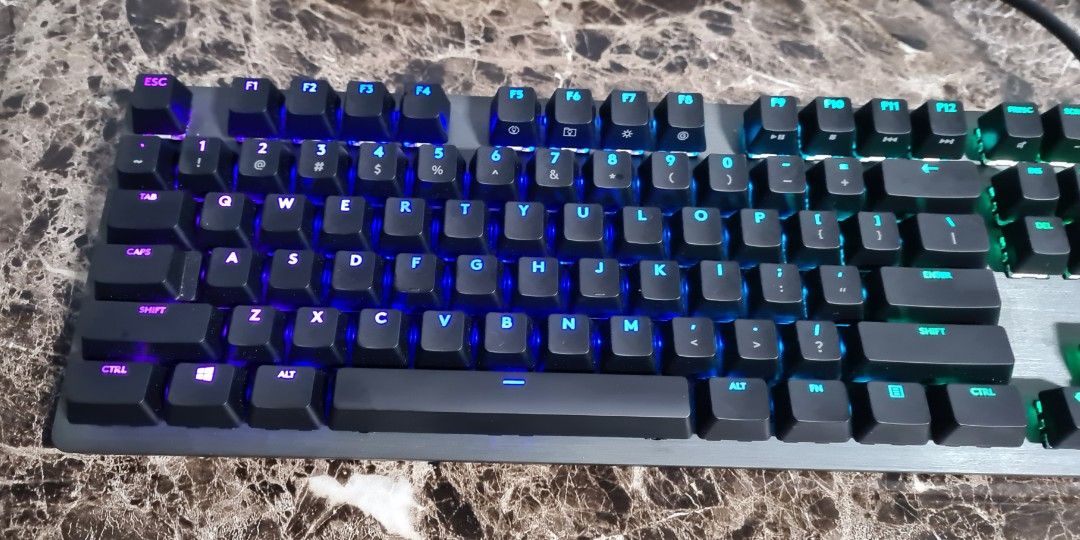 LOGITECH G512 CARBON GX RED LINEAR RGB Wired Mechanical Gaming keyboard ...