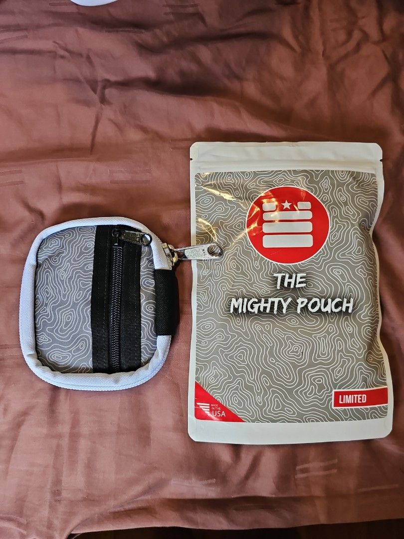 Garage Built Gear (GBG) Grey Topo Red Mighty Pouch (Limited Edition ...