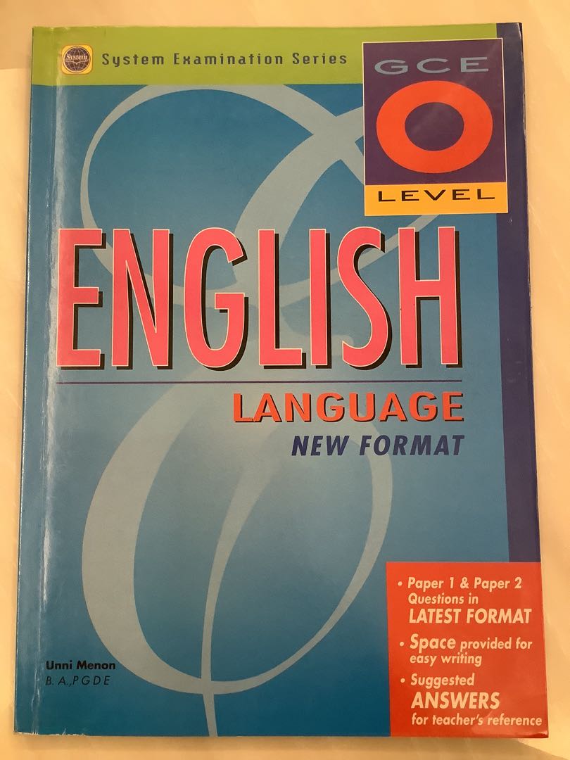 GCE O Level English Language, Hobbies & Toys, Books & Magazines ...