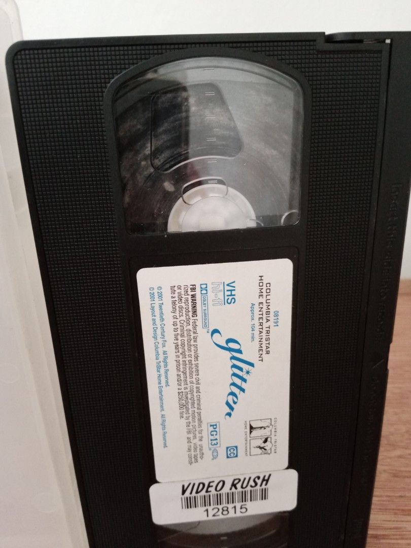 Glitter VHS TAPE on Carousell