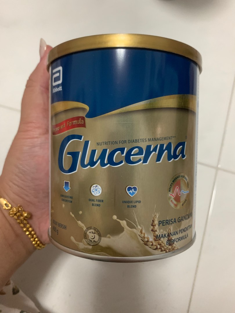 Glucerna Wheat Flavor 400g, Health & Nutrition, Health Supplements ...