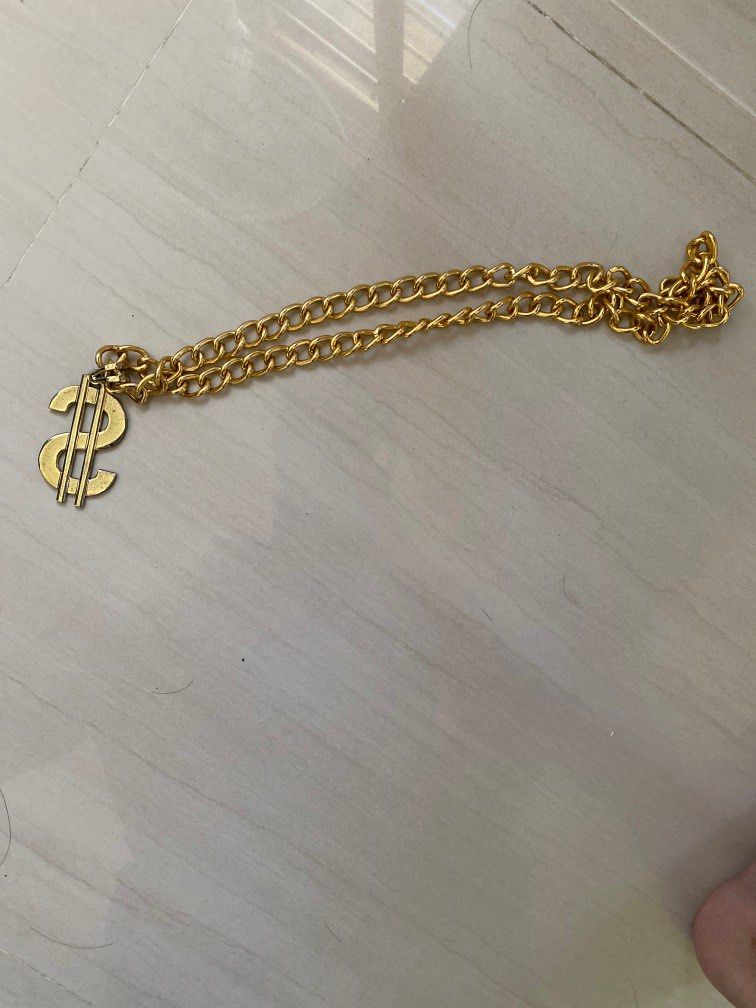 gold chain plastic, Women's Fashion, Jewelry & Organisers, Necklaces on ...