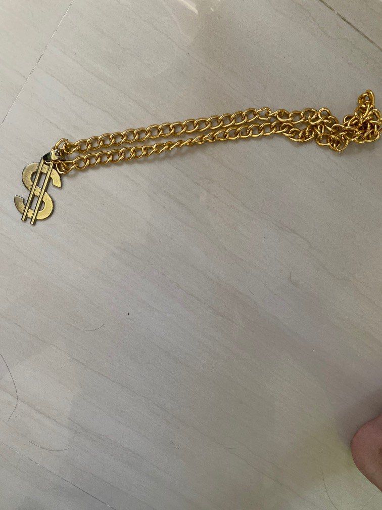 gold chain plastic, Women's Fashion, Jewelry & Organisers, Necklaces on ...