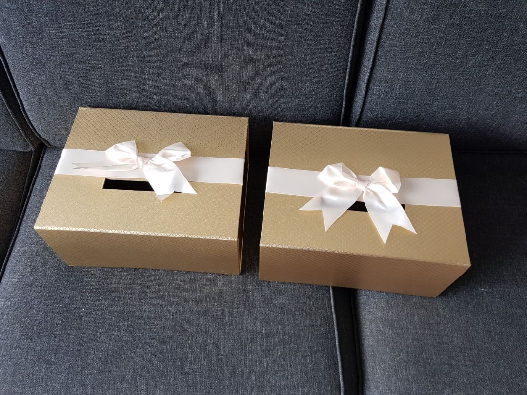Gold Wedding Angpao Box, Hobbies & Toys, Stationery & Craft, Occasions ...