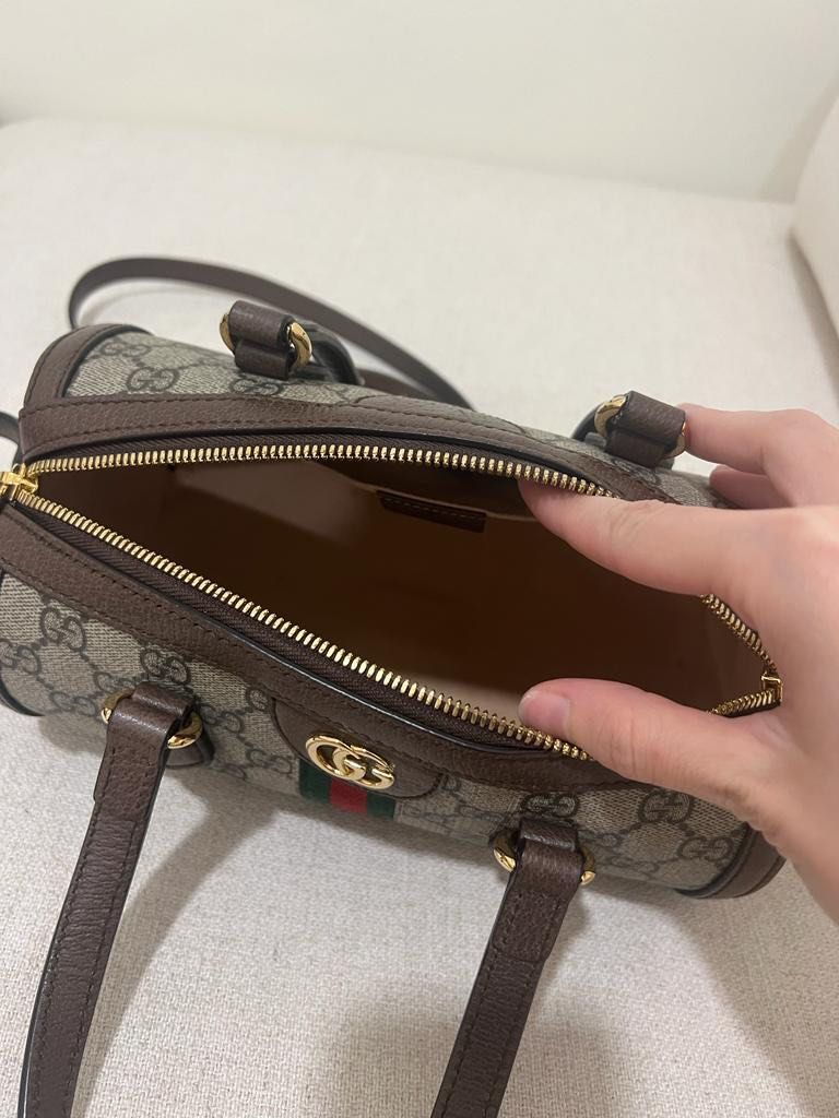 Gucci Ophidia Crossbody Barrel Bag, Luxury, Bags & Wallets on Carousell