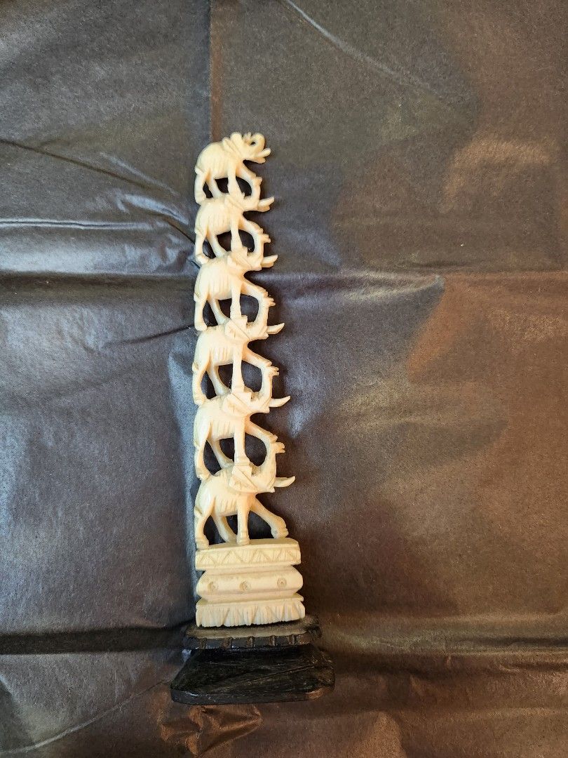 Hand Carving Elephant Stag Decoration - India, Hobbies & Toys ...