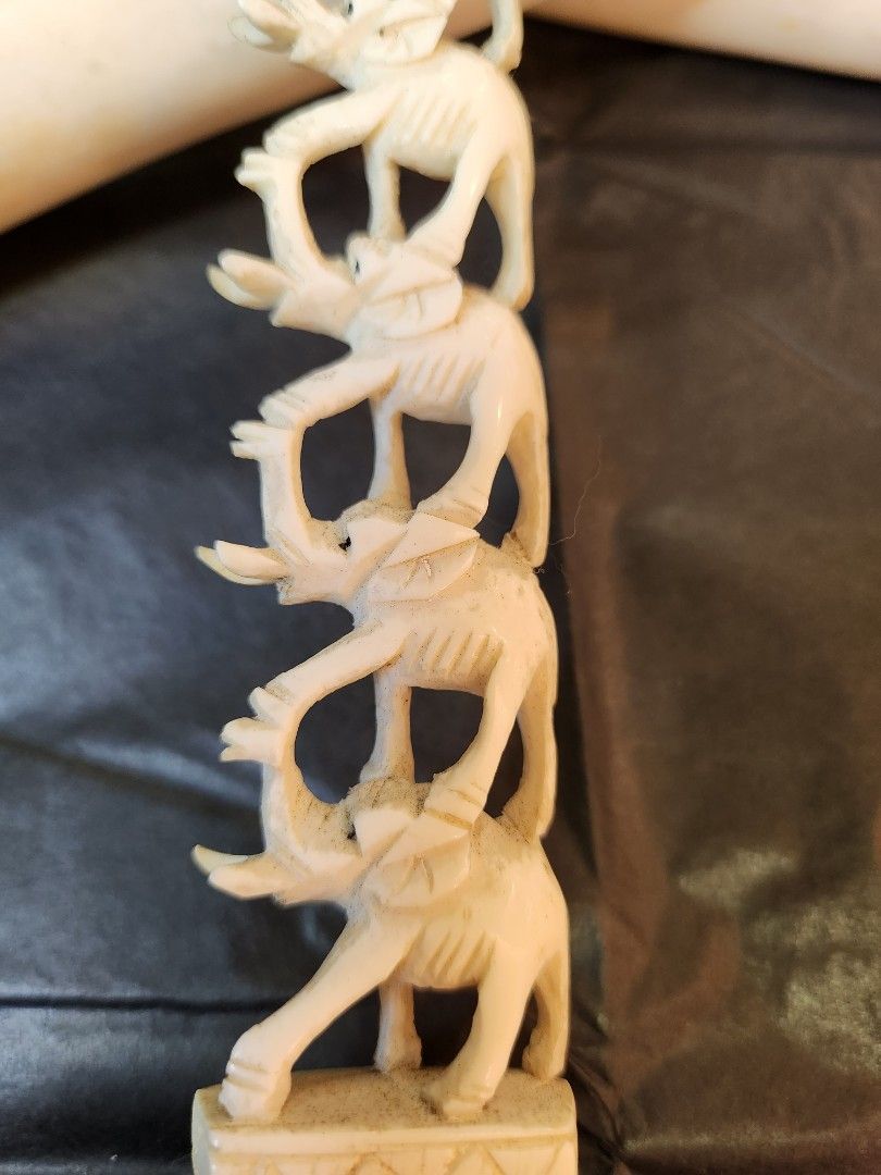 Hand Carving Elephant Stag Decoration - India, Hobbies & Toys ...