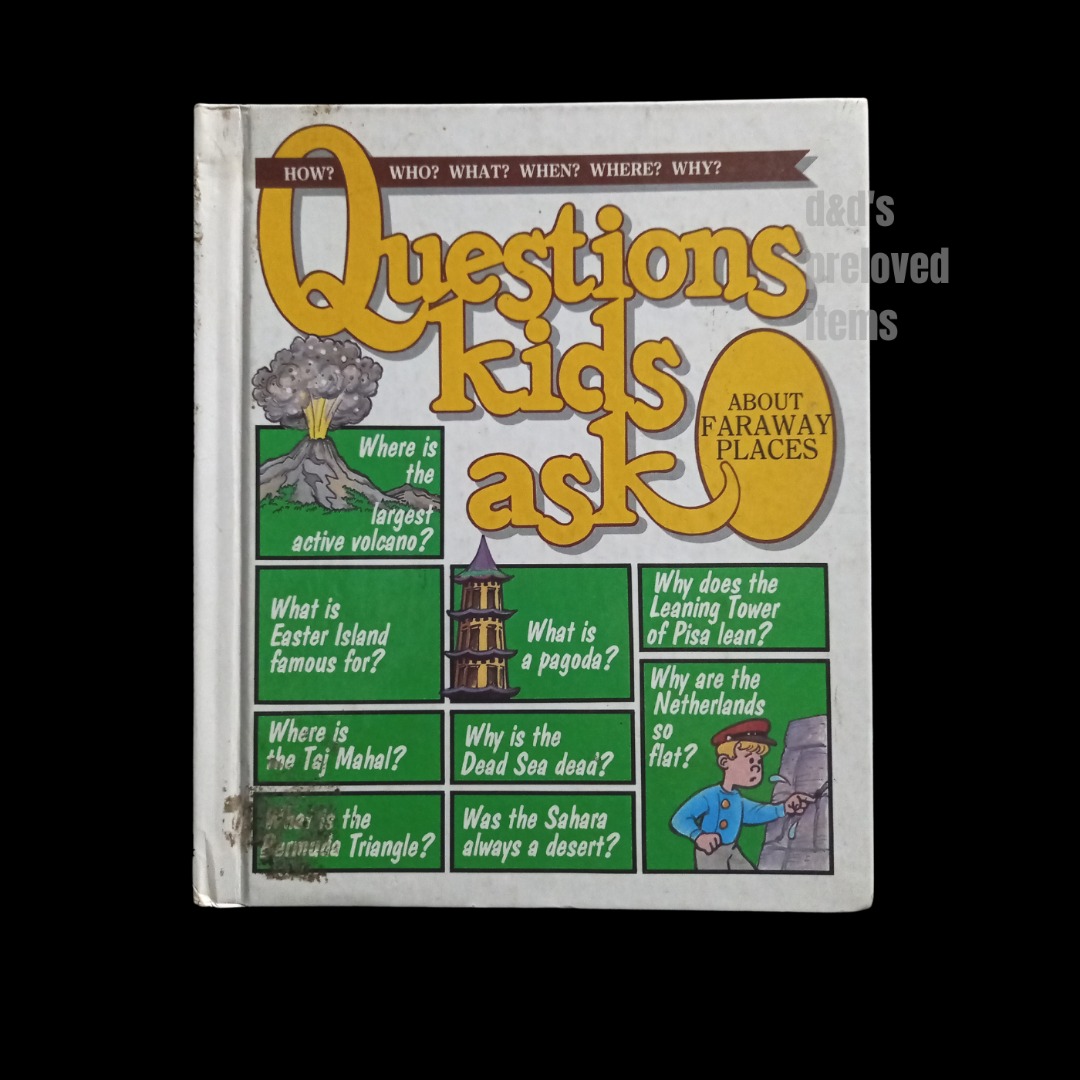 (Hardcover) Questions kids ask about Faraway Places -- Secondhand ...