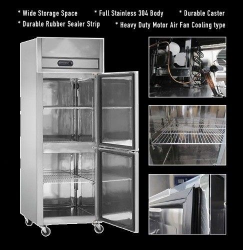 Heavy Duty FREEZER upright 2 door industrial / Commercial -21°C ...