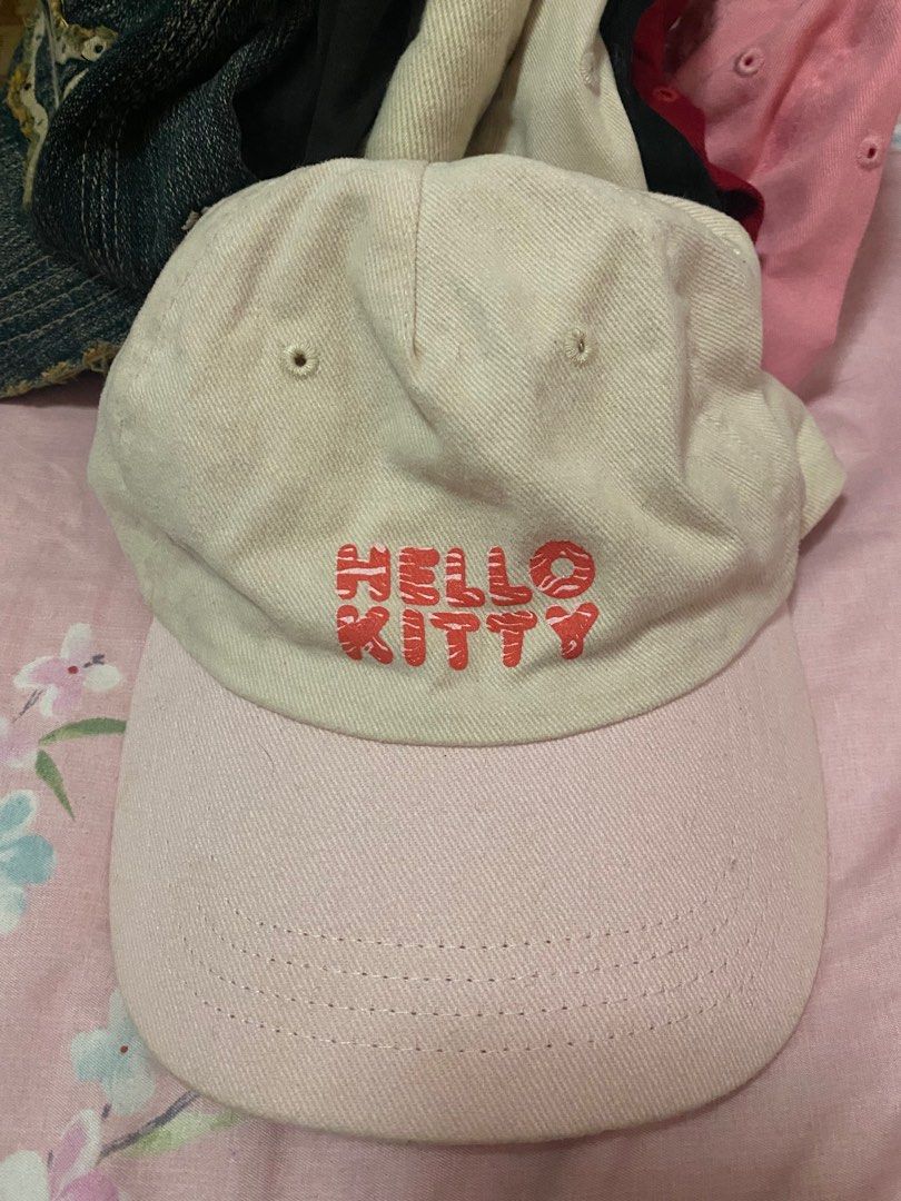 Hello Kitty Cap, Men's Fashion, Watches & Accessories, Caps & Hats on ...