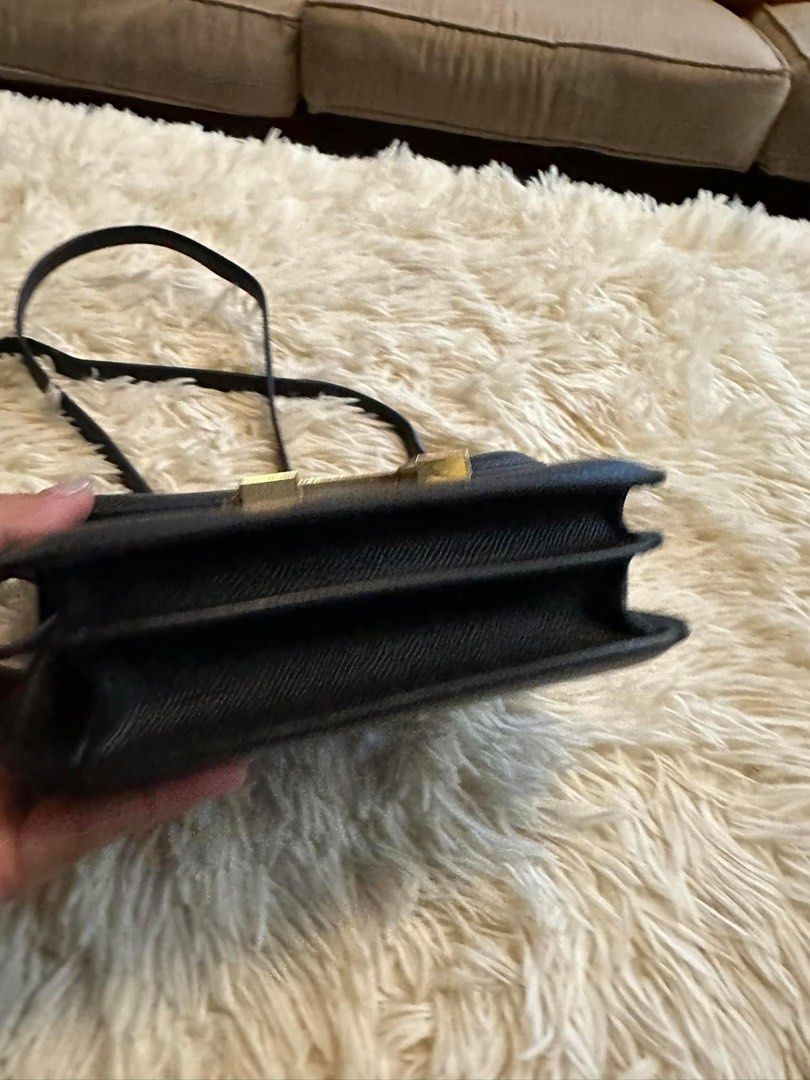 Hermes Black Constance Mini, Luxury, Bags & Wallets on Carousell