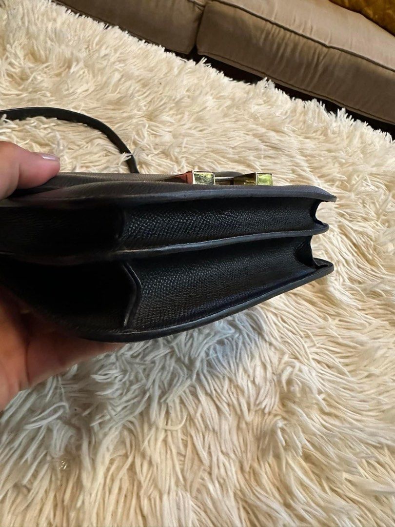 Hermes Black Constance Mini, Luxury, Bags & Wallets on Carousell
