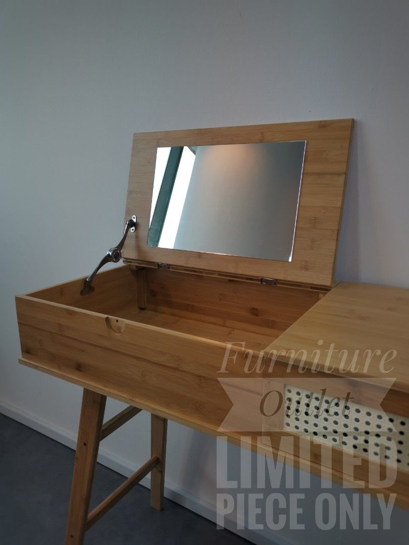 Hidden Bamboo Dressing Table, Furniture & Home Living, Furniture ...