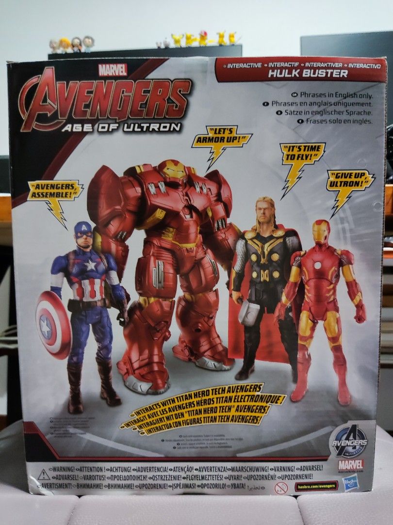 Hulk Buster Titan Hero Tech Interactive 12inch Hasbro, Hobbies & Toys ...