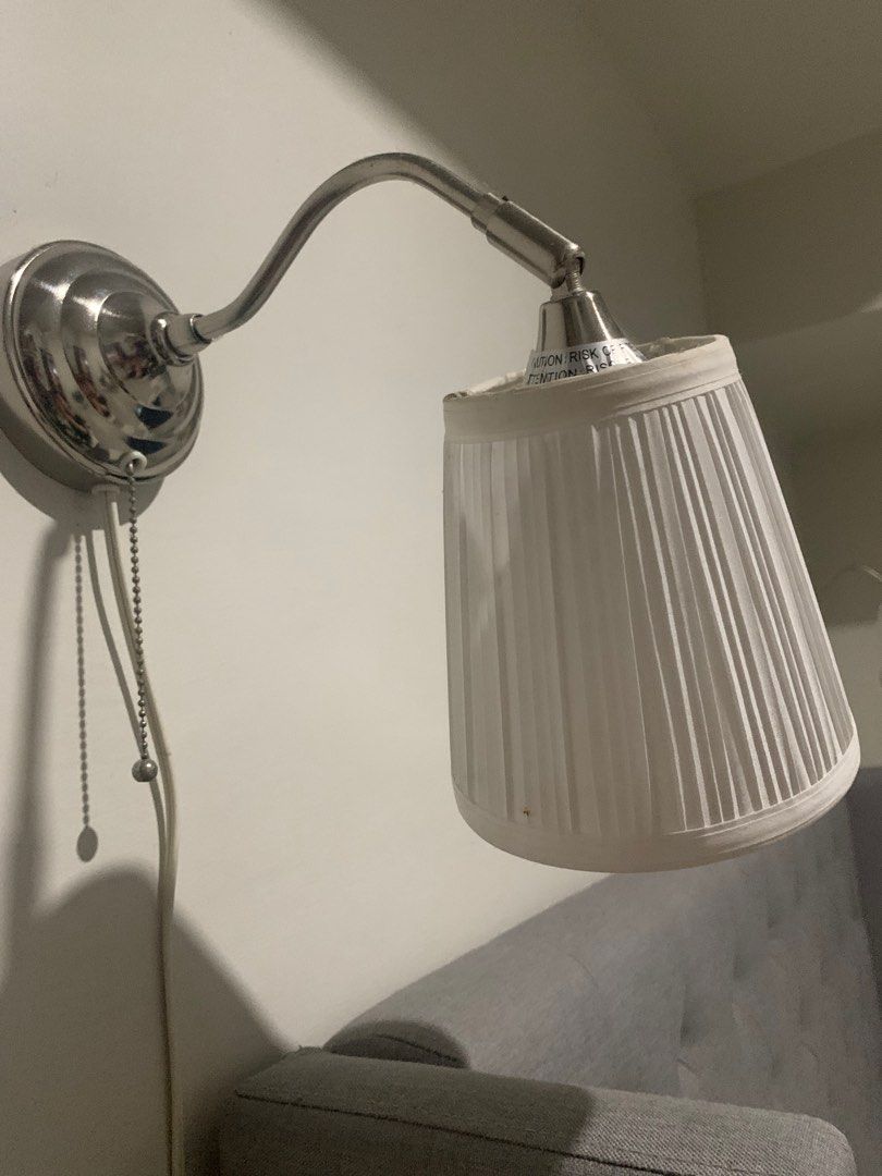 IKEA ASTRID Wall Lamp, Furniture & Home Living, Lighting & Fans ...