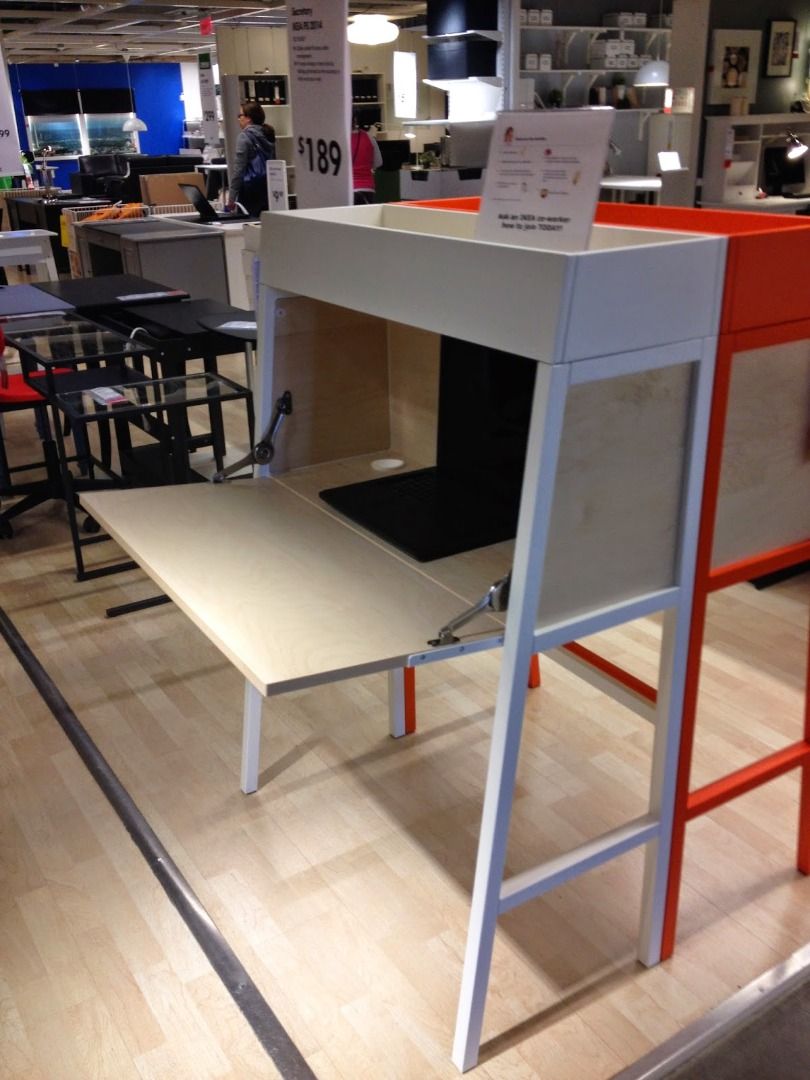 Ikea PS Secretary Desk, Furniture & Home Living, Furniture, Tables ...