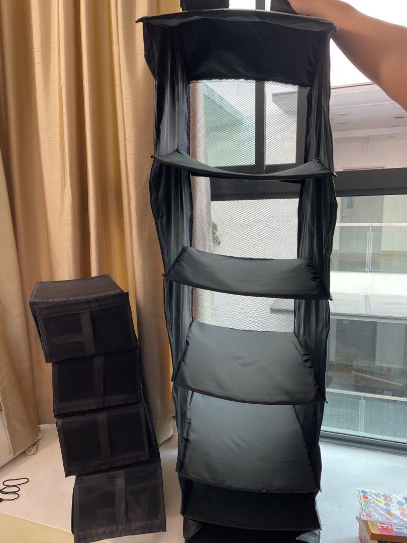 IKEA Skubb storage boxes x 4 + wardrobe organiser , Furniture & Home ...