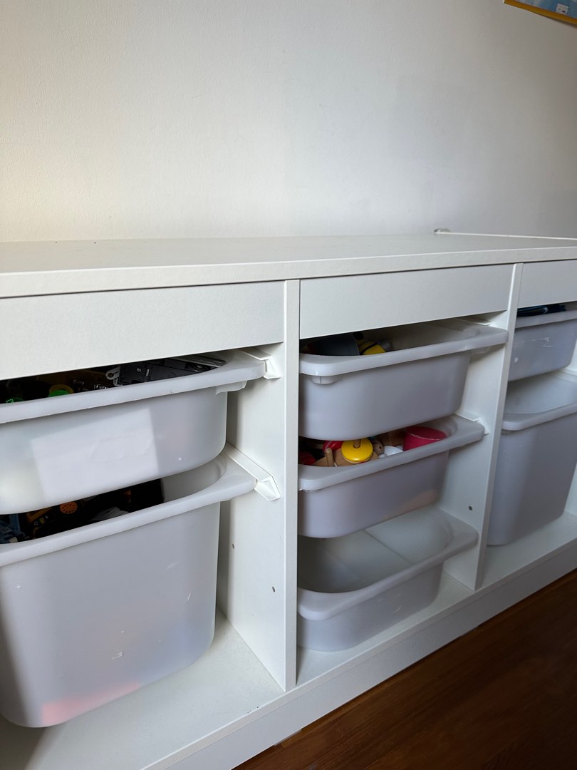 IKEA white Storage Rack, Furniture & Home Living, Furniture, Shelves ...