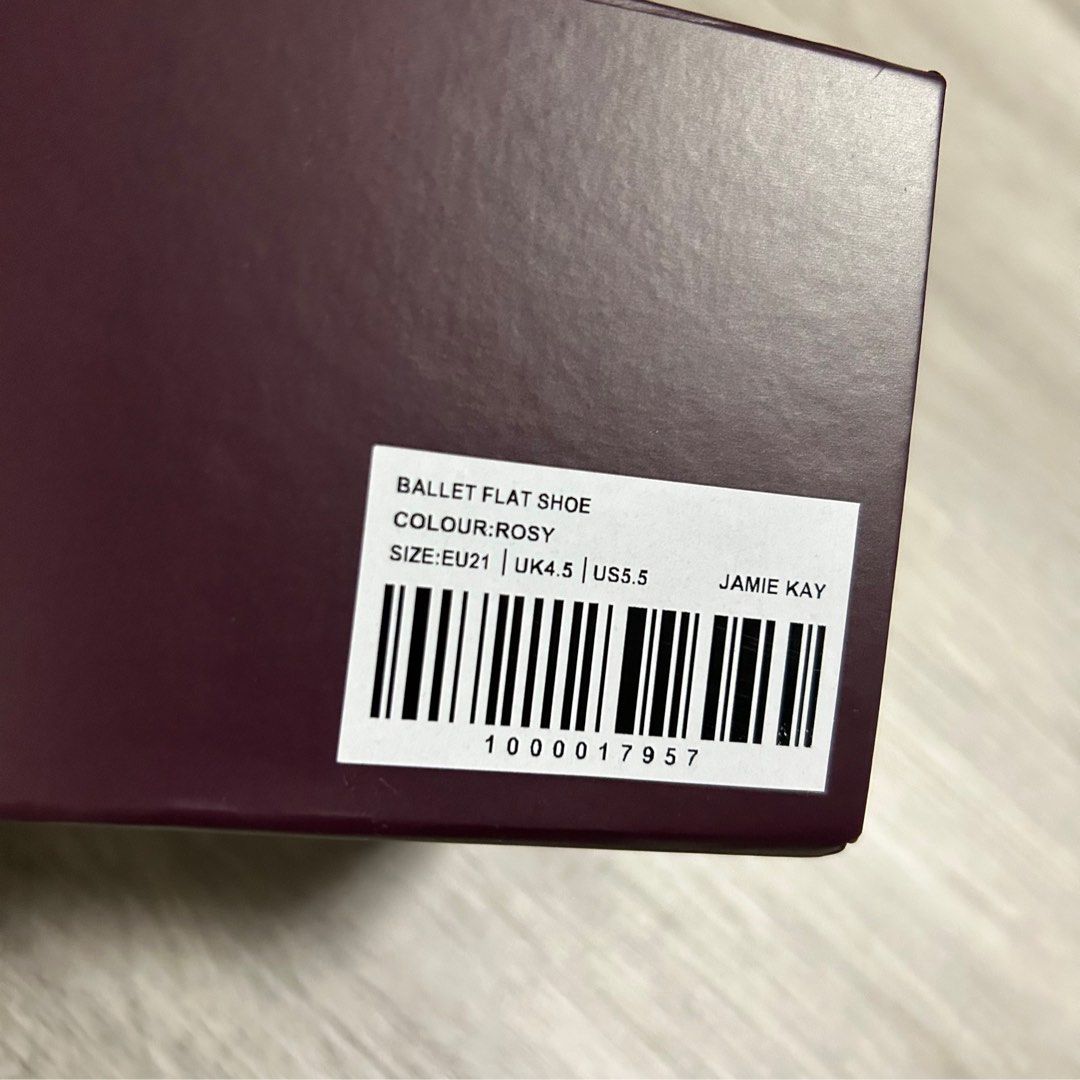 Jamie Kay Ballet Flat Shoe - Rosy, Babies & Kids, Babies & Kids Fashion ...