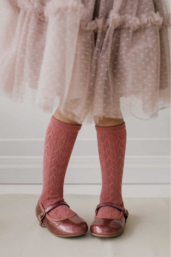 Jamie Kay Ballet Flat Shoe - Rosy, Babies & Kids, Babies & Kids Fashion ...