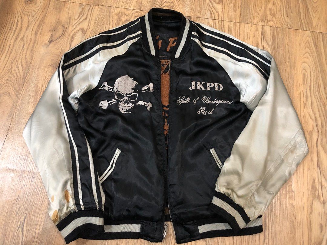Japan JKPD sukajan jacket, Men's Fashion, Coats, Jackets and Outerwear ...